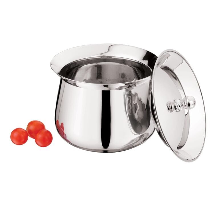 Mukti Stainless Steel Mudhiras Curry & Rice Pot Food Storage/Serving ...
